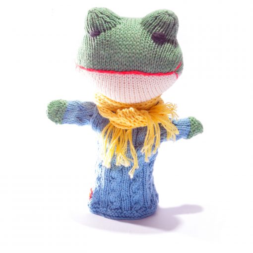 Frog Hand Puppet in Organic Cotton – ChunkiChilli