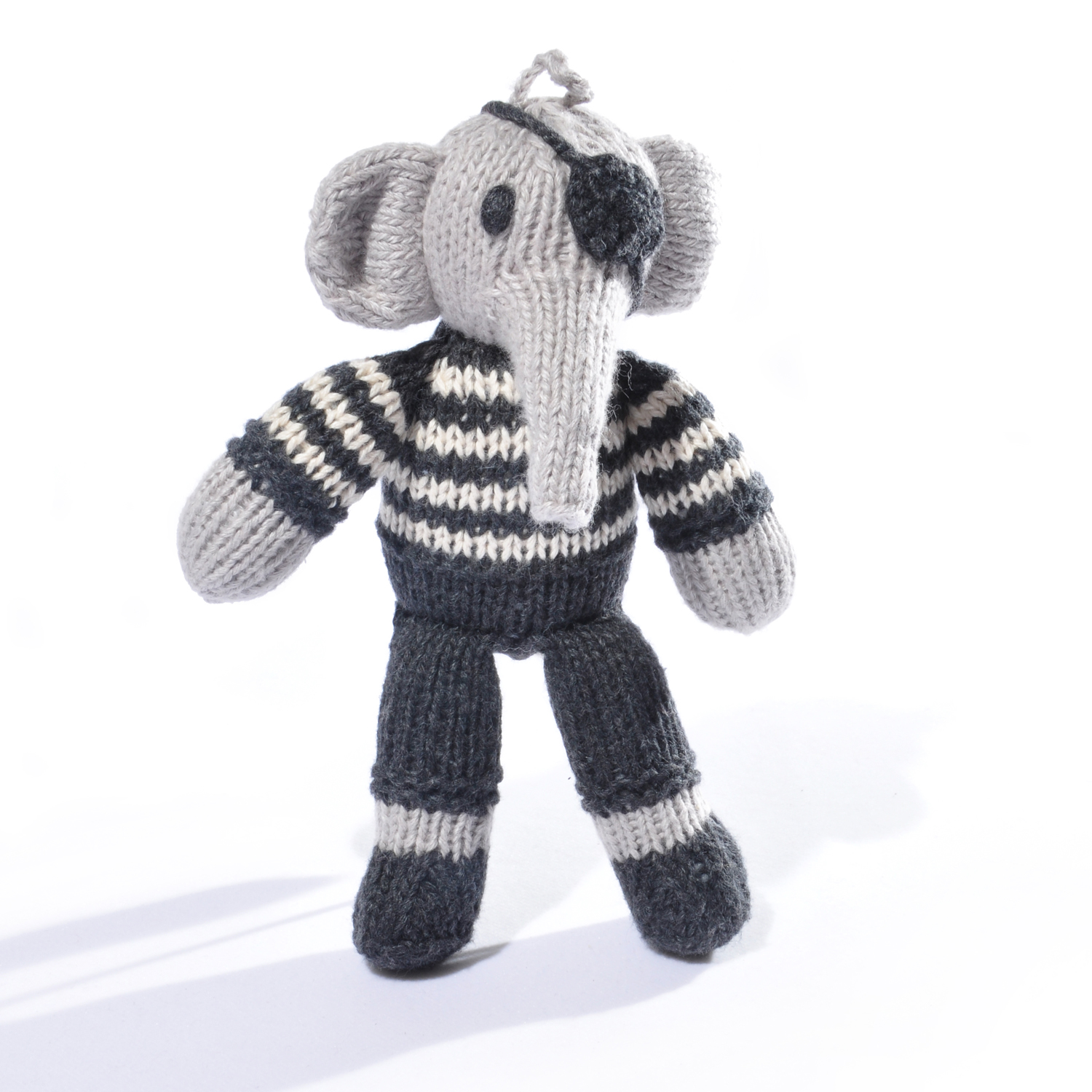 Organic Cotton Pirate Toddler Soft Toy in Stripy Top – ChunkiChilli