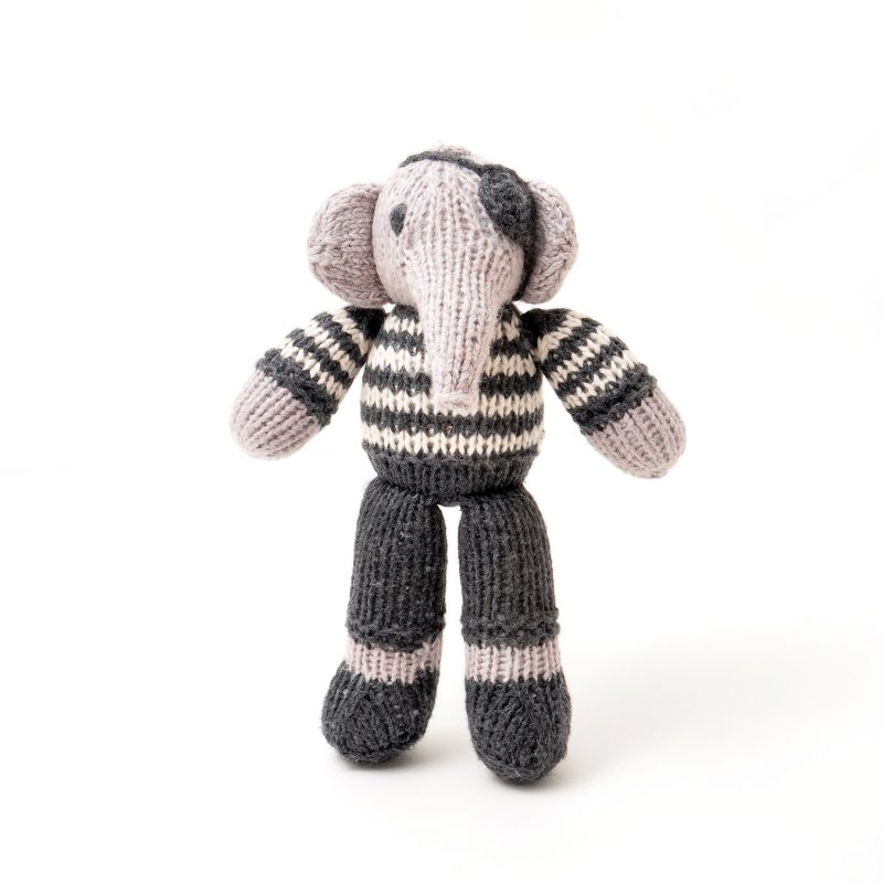 ChunkiChilli Pirate Elephant Toddler Soft Toy in Stripy Top – ChunkiChilli